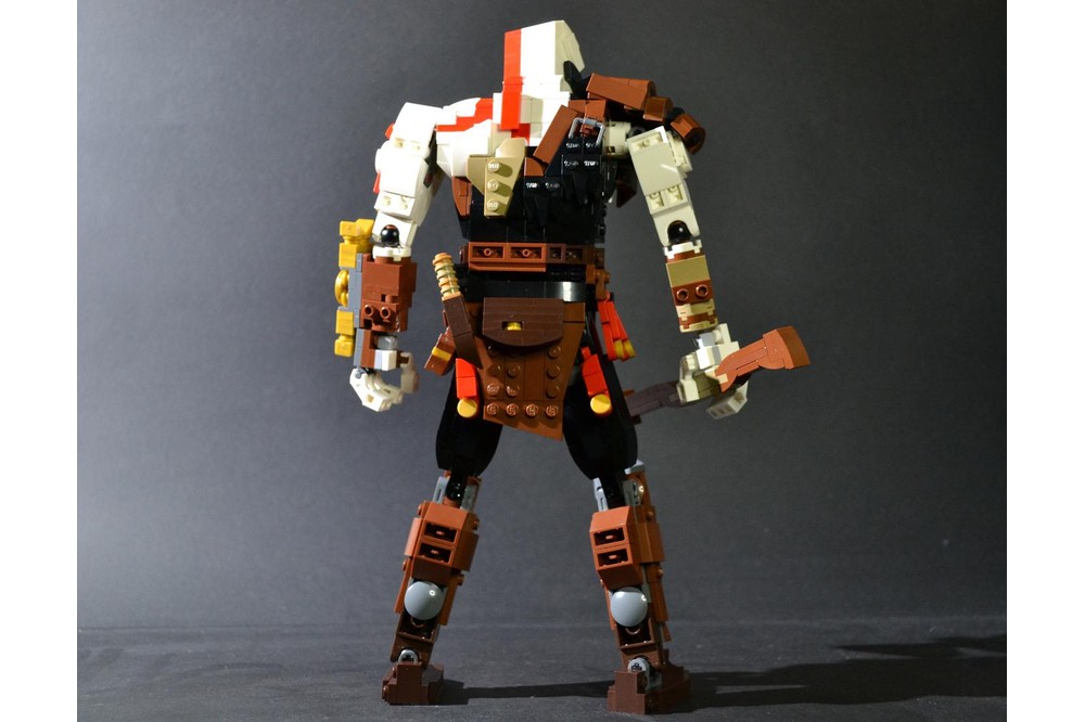 LEGO MOC Kratos - God of War 2018 by Blaze.Mocs | Rebrickable - Build ...