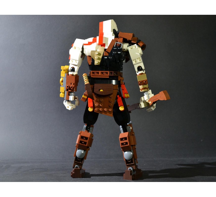 LEGO MOC Kratos - God of War 2018 by Blaze.Mocs | Rebrickable - Build ...