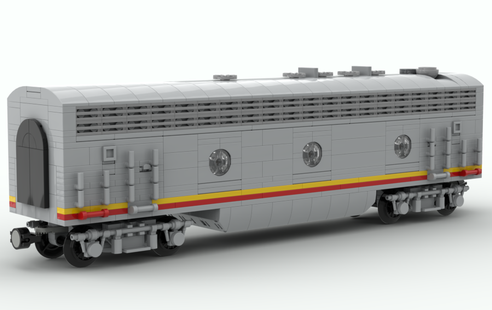 LEGO MOC-192912 ATSF EMD F7 Motor b by Fredo14 | Rebrickable - Build ...