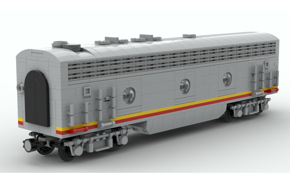 LEGO MOC ATSF EMD F7 Motor b by Fredo14 | Rebrickable - Build with LEGO