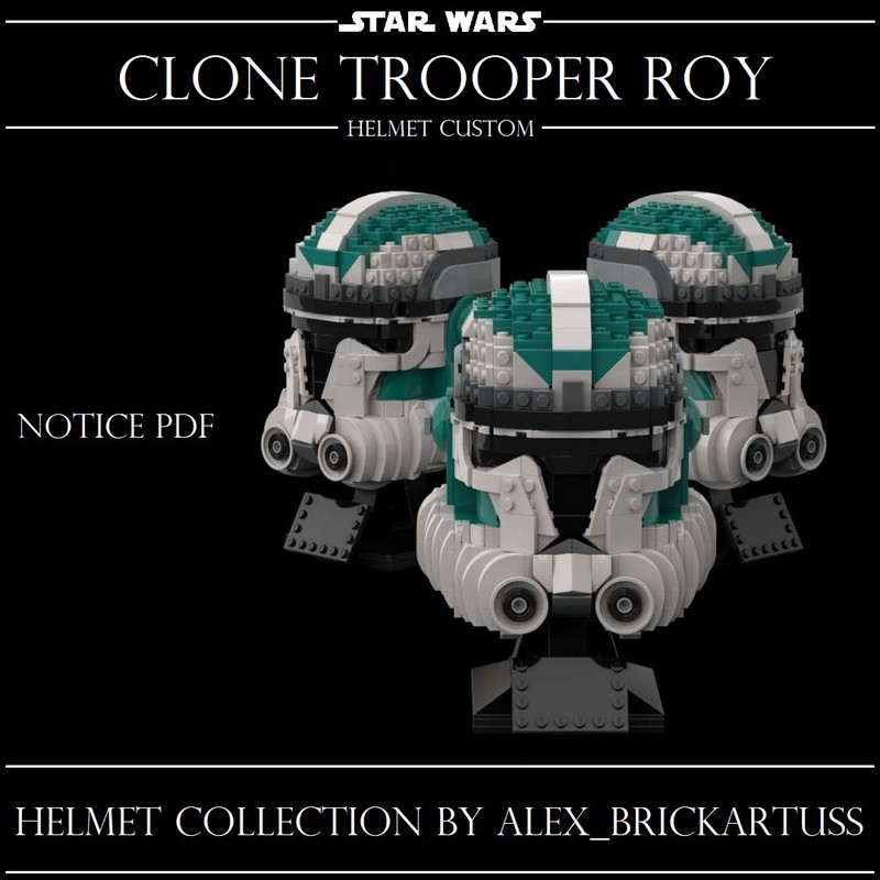 LEGO MOC Helmet Clone Roy by Alex_BricKartuss | Rebrickable - Build ...