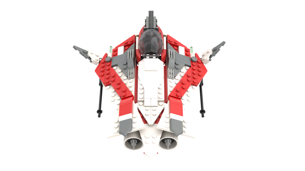 Lego Moc Jedi Bobs Red Angel 75388 Alternative By Zsoltom