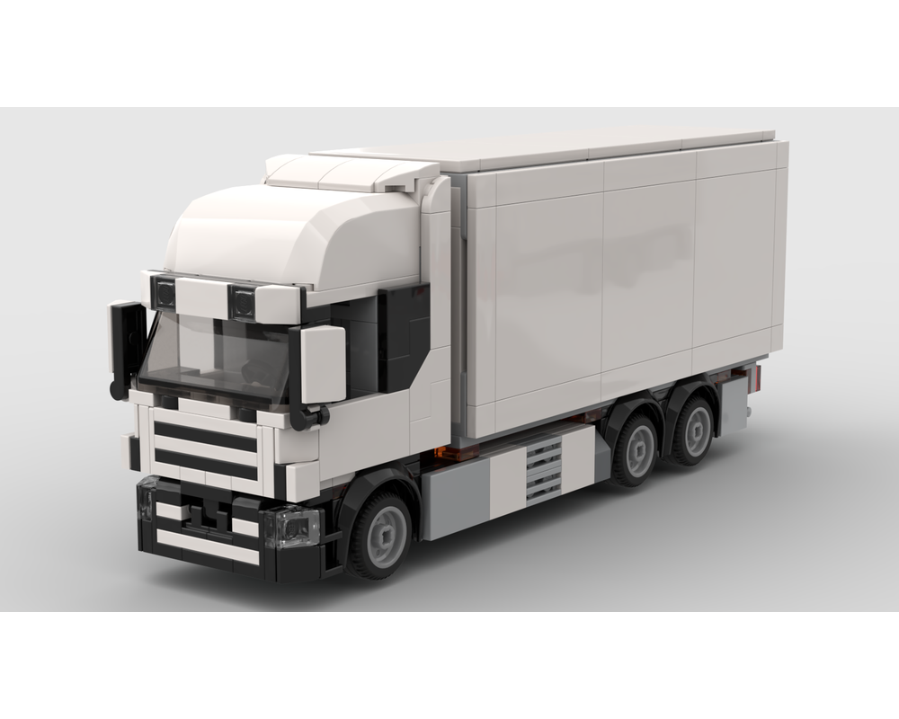 Lego Moc Rigid Chassis Refrigerated Truck And Trailer By Phigeon