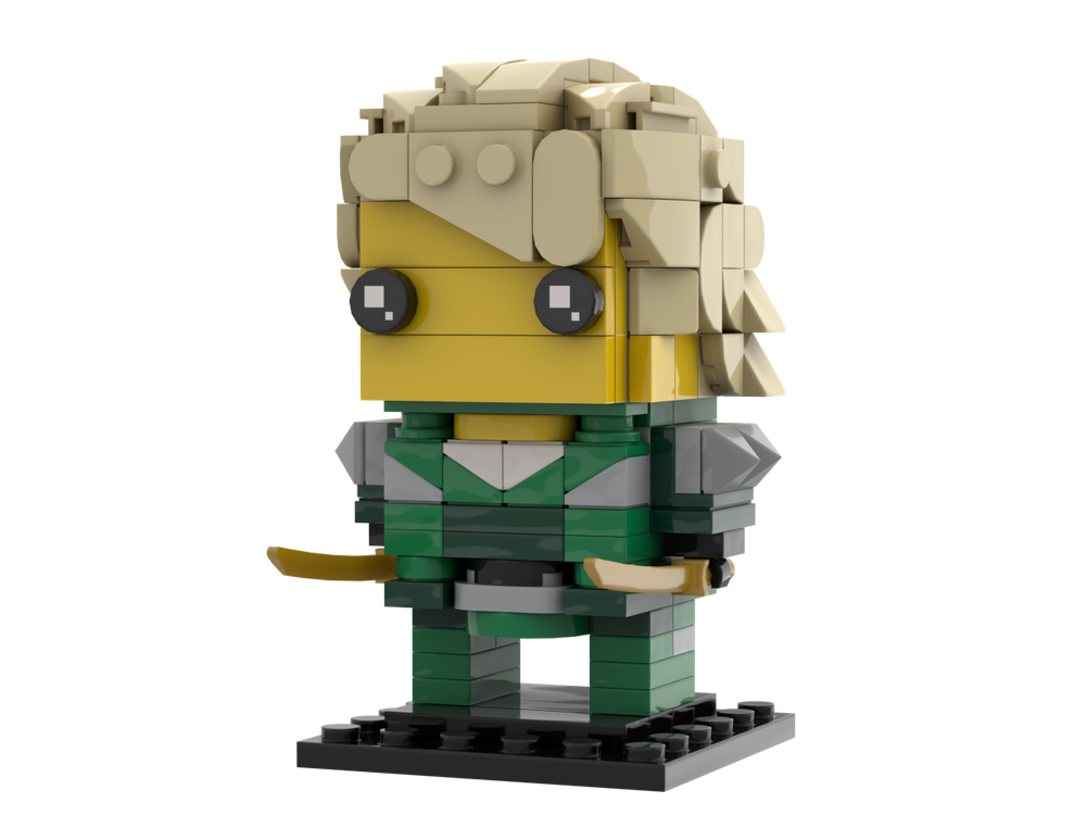 Lego Moc Lloyd Zx Brickheadz By Ant0noo Rebrickable Build With Lego