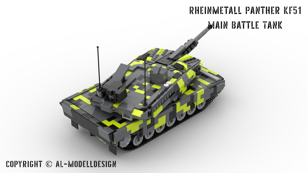 LEGO MOC Rheinmetall Panzer KF51 - Panther - Lime by AL-Modelldesign.de ...