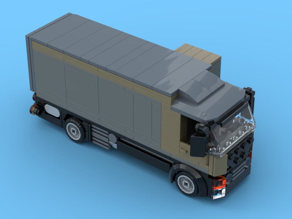 Lego Moc Lkw By Mark19817 Rebrickable Build With Lego