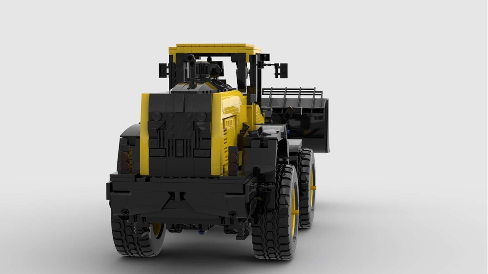 Lego Moc Wheel Loader Moc Cb001 By Hobby Builder Rebrickable Build