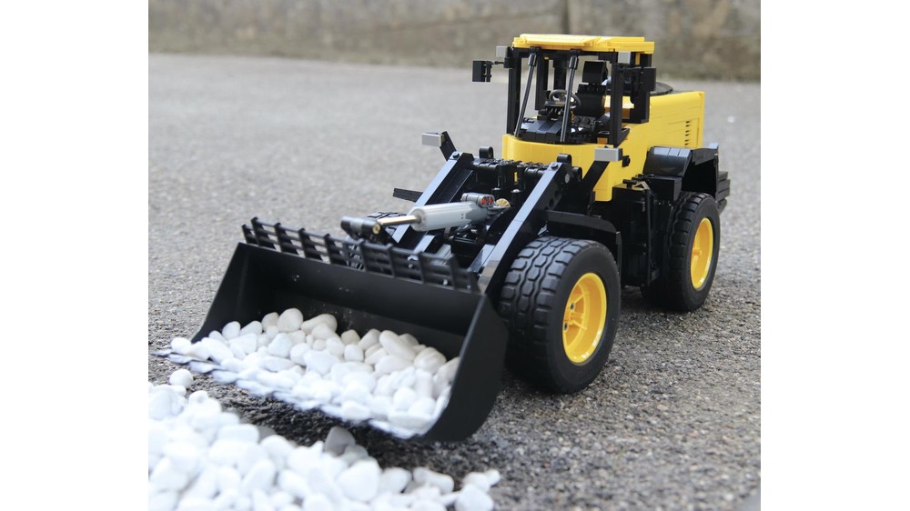 Lego Moc Wheel Loader Moc Cb001 By Hobby Builder Rebrickable Build