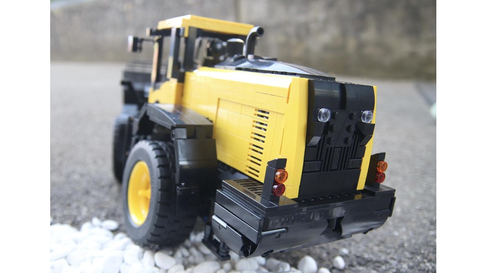 Lego Moc Wheel Loader Moc Cb001 By Hobby Builder Rebrickable Build