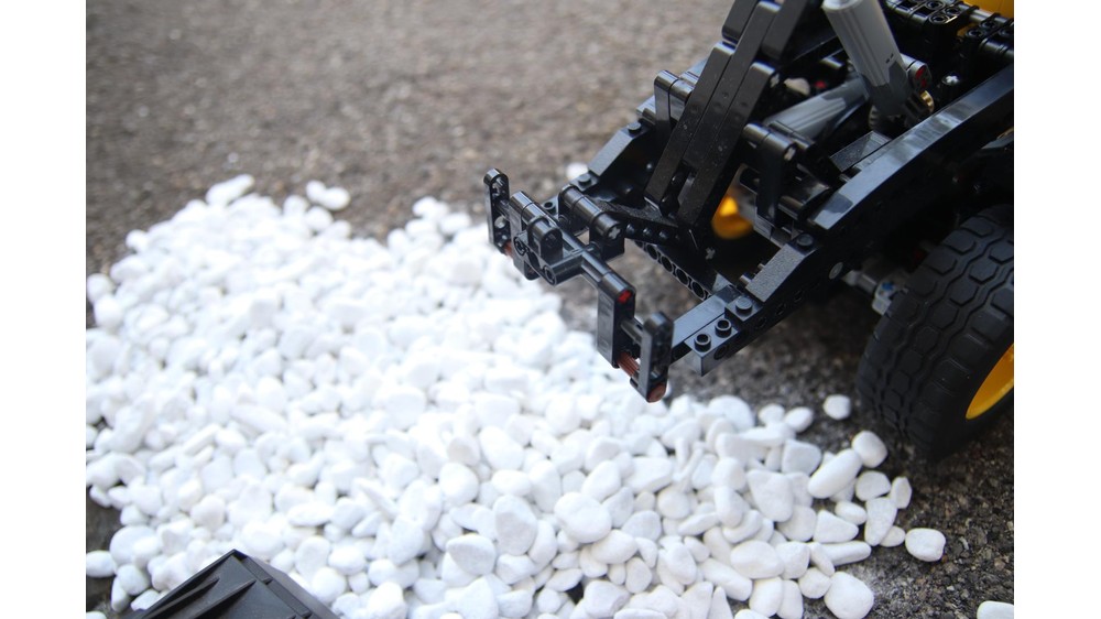 Lego Moc Wheel Loader Moc Cb001 By Hobby Builder Rebrickable Build