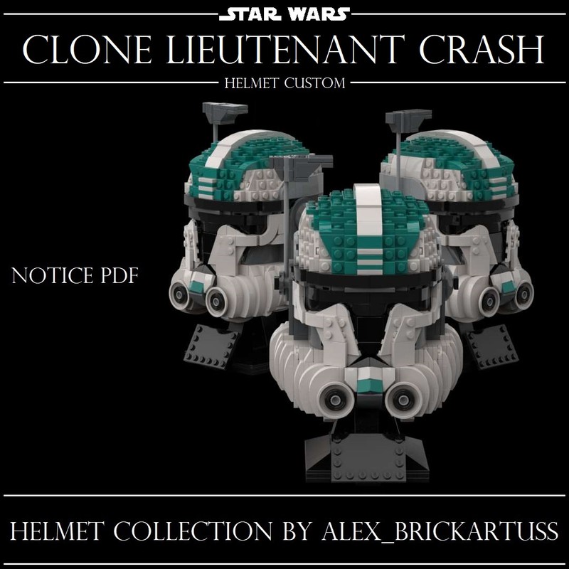 LEGO MOC helmet clone Lieutenant Crash by Alex_BricKartuss ...