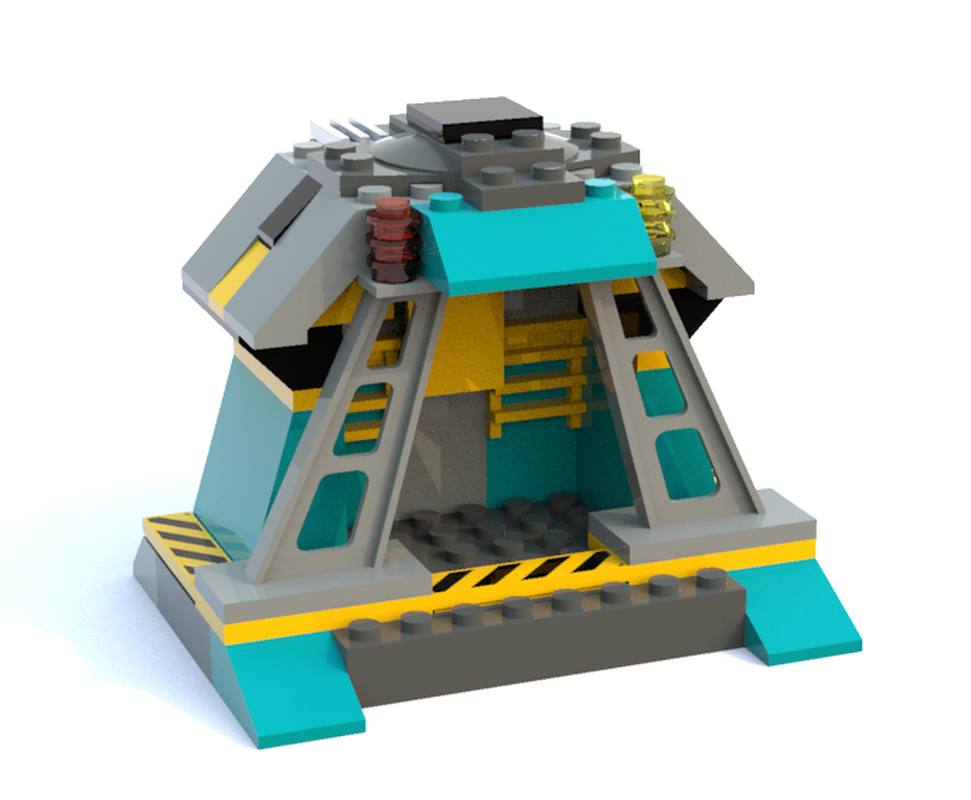 LEGO MOC Support Station (Rock Raiders) by Cryokina | Rebrickable ...