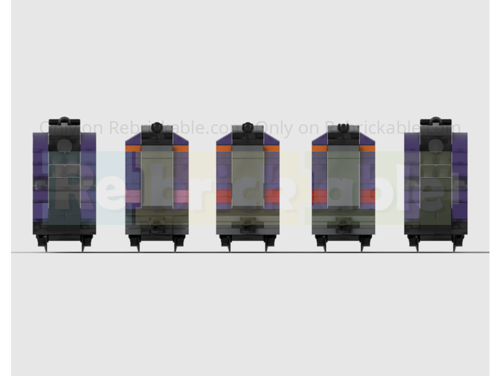 LEGO MOC 4-Wide Class 802 Hull Trains 'Paragon' Five Carriage High ...