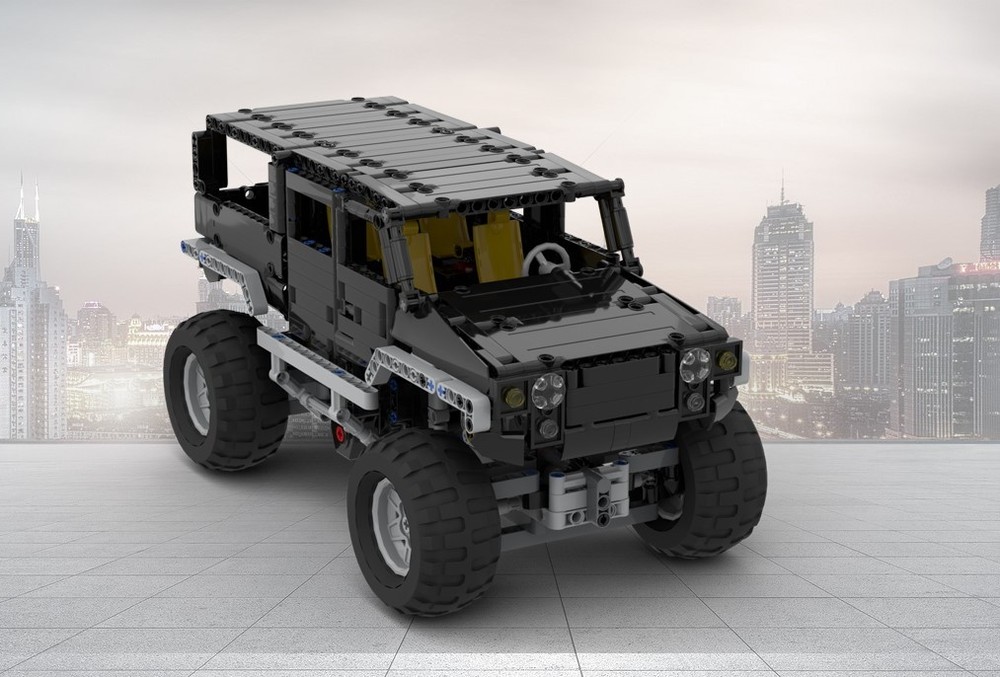 LEGO MOC Hummer H2 by kovchenkovskiy | Rebrickable - Build with LEGO