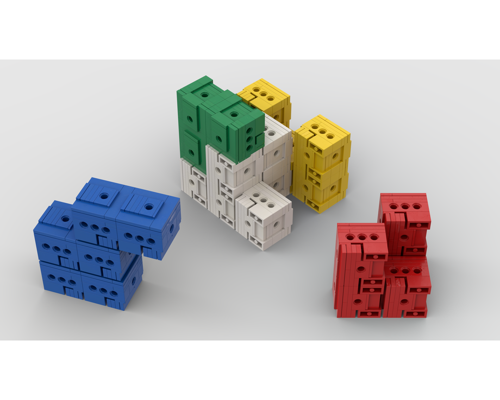 Lego Moc Customizable Puzzle Cube By Rapter358 Rebrickable Build