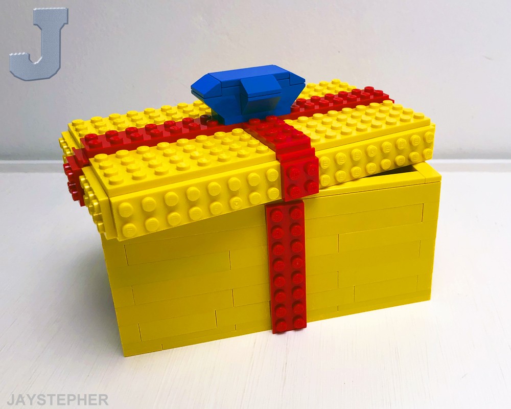 LEGO MOC Birthday Holiday Gift Box With Ribbon by jaystepher ...