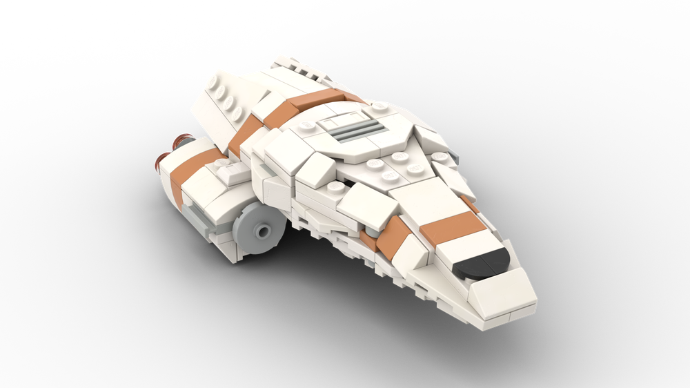 LEGO MOC Kestrel (1:300 scale) by Qwinter | Rebrickable - Build with LEGO