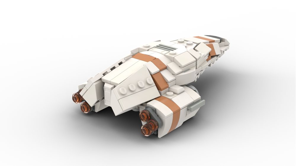 Lego Moc Kestrel 1300 Scale By Qwinter Rebrickable Build With Lego