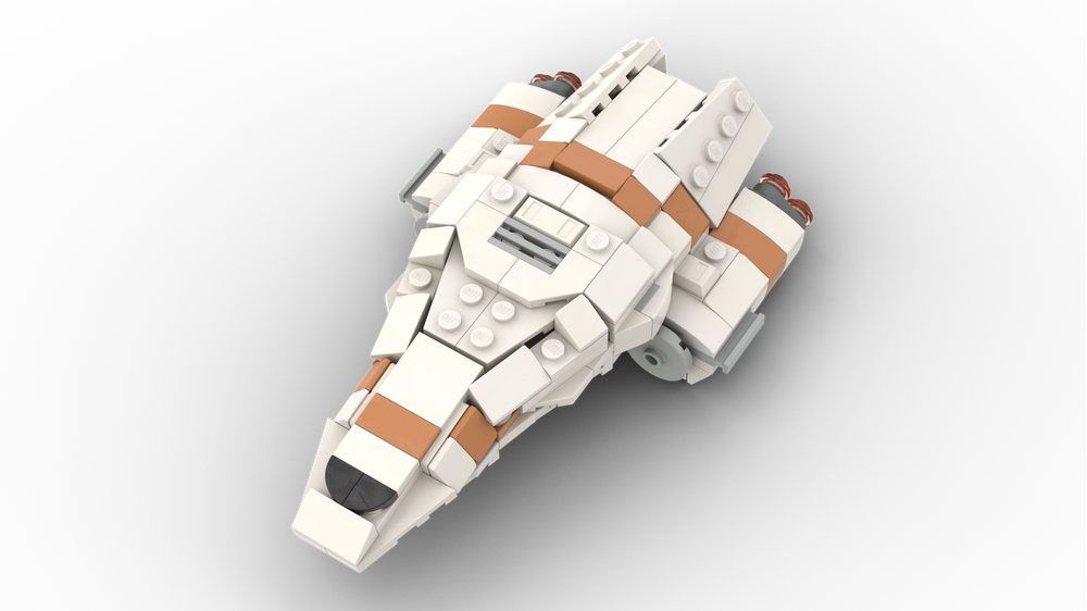 LEGO MOC Kestrel (1:300 Scale) by Qwinter | Rebrickable - Build with LEGO