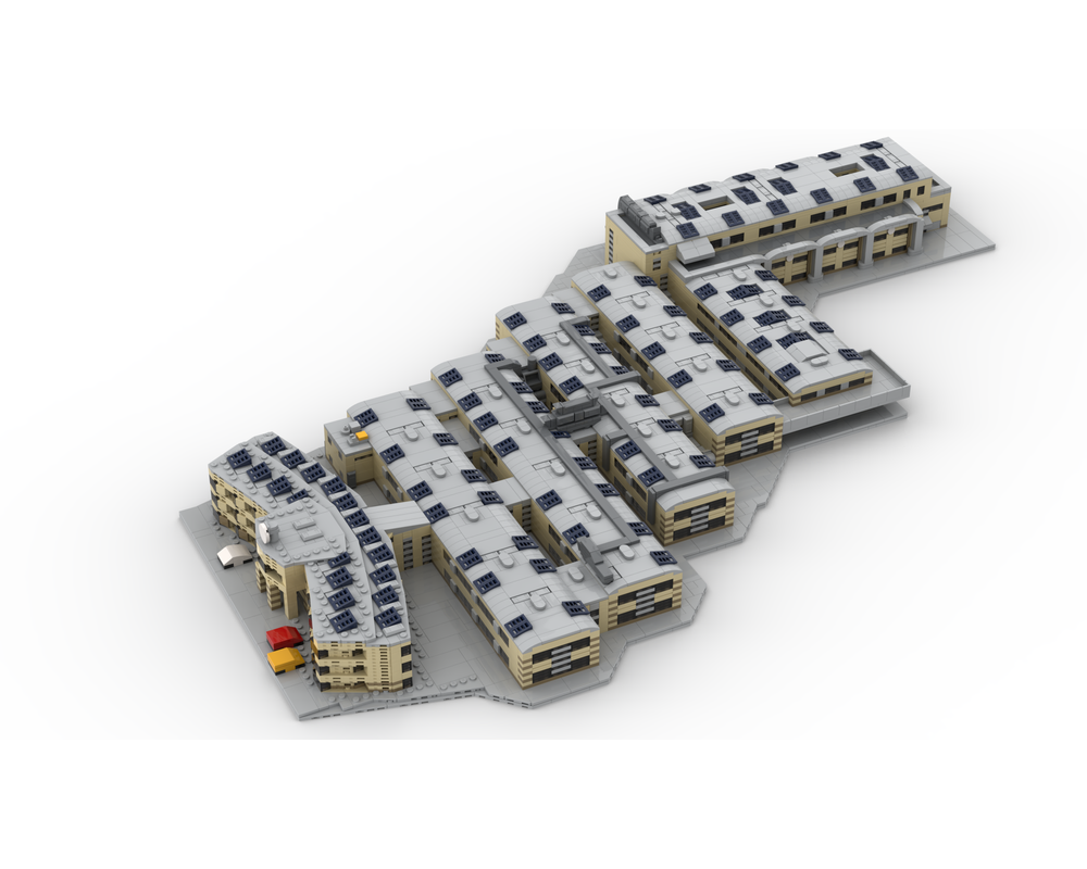 LEGO MOC Microscale Factory Complex by Blockwise | Rebrickable - Build ...