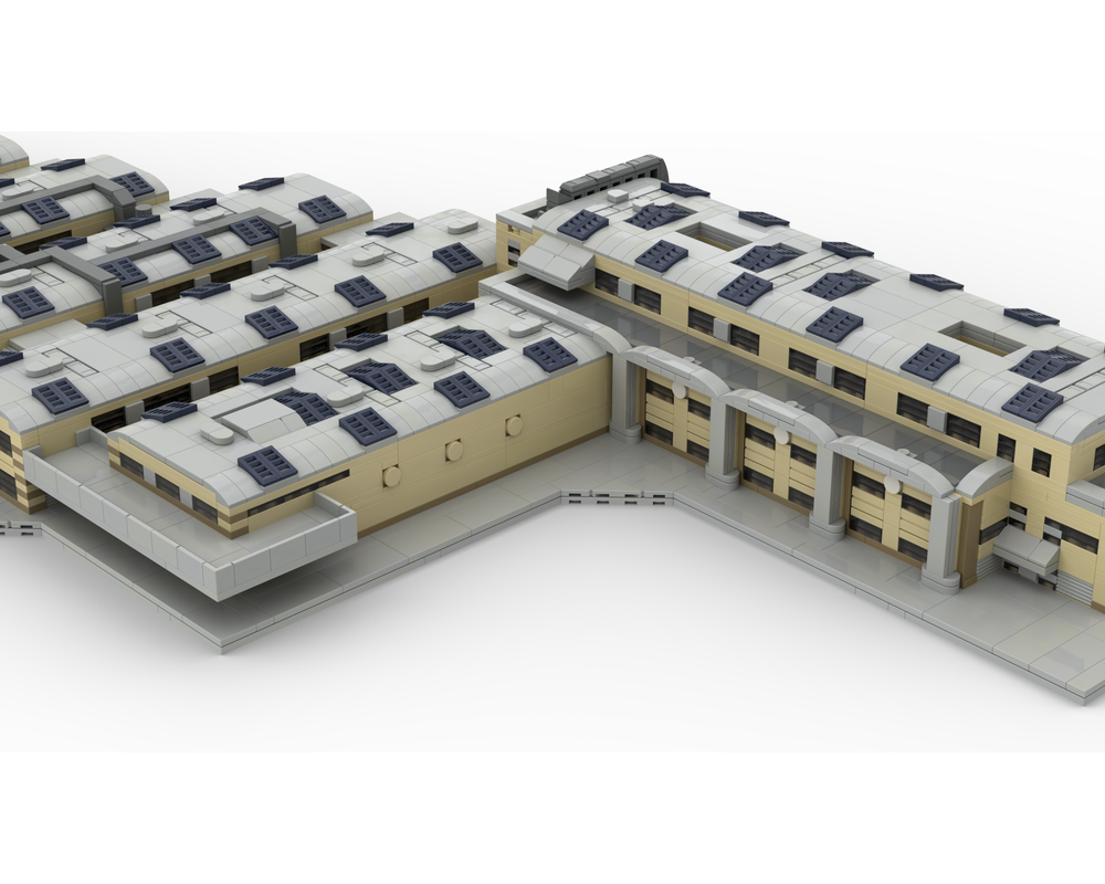 LEGO MOC Microscale Factory Complex by Blockwise | Rebrickable - Build ...