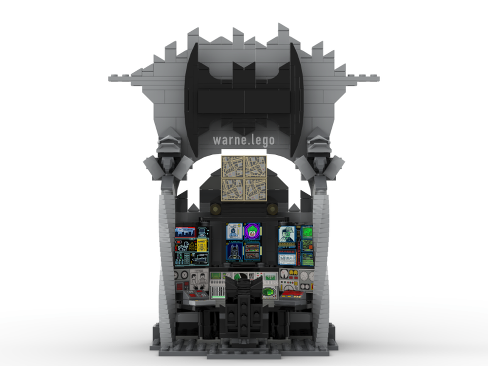 LEGO MOC Control Station for Batcave by Warne.lego | Rebrickable ...