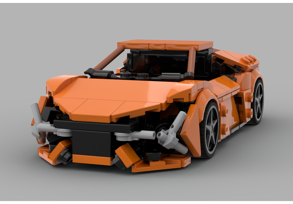 Lego Moc Lamborghini Revuelto By Asphalt Arsenal Rebrickable Build