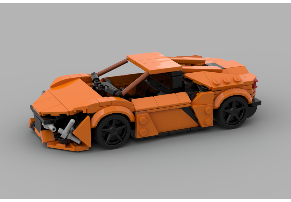 Lego Moc Lamborghini Revuelto By Asphalt Arsenal Rebrickable Build