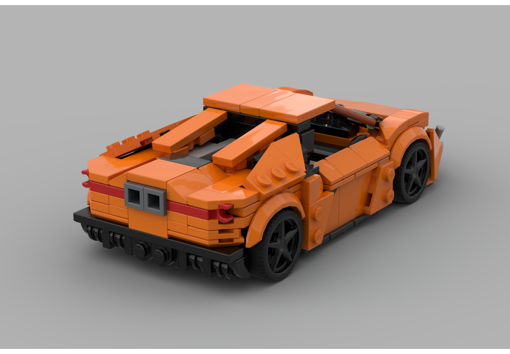 Lego Moc Lamborghini Revuelto By Asphalt Arsenal Rebrickable Build