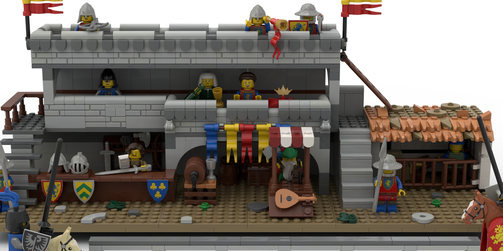 LEGO MOC Medieval Joust (Alt 10305) by Tom designs | Rebrickable ...