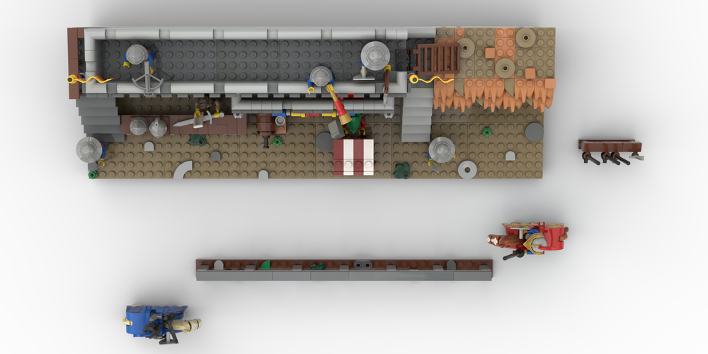 LEGO MOC Medieval Joust (Alt 10305) by Tom designs | Rebrickable ...