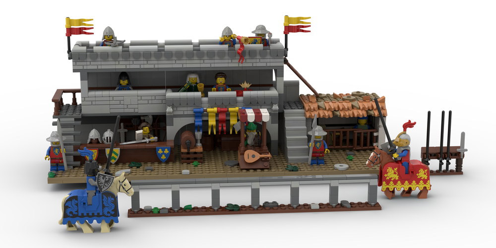 LEGO MOC Medieval Joust (Alt 10305) by Tom designs | Rebrickable ...