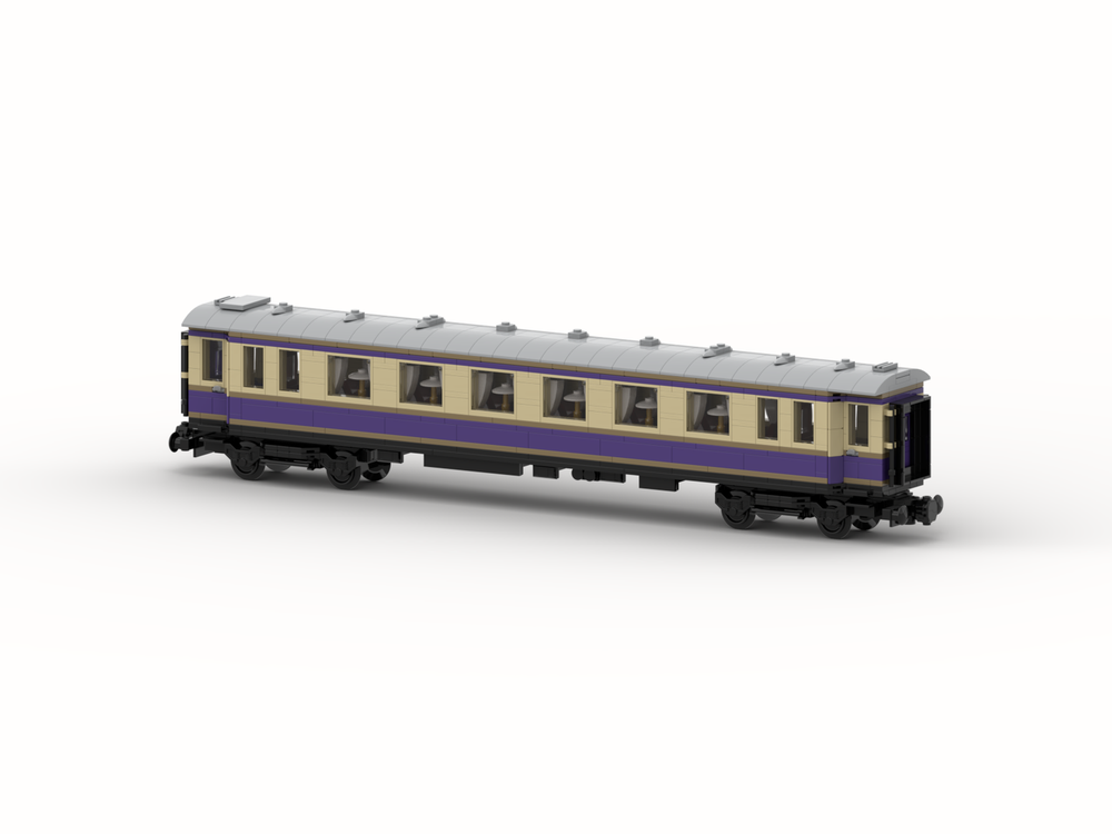 LEGO MOC-193037 Historical Rheingold 1st Class Passenger Coach (8W) by ...