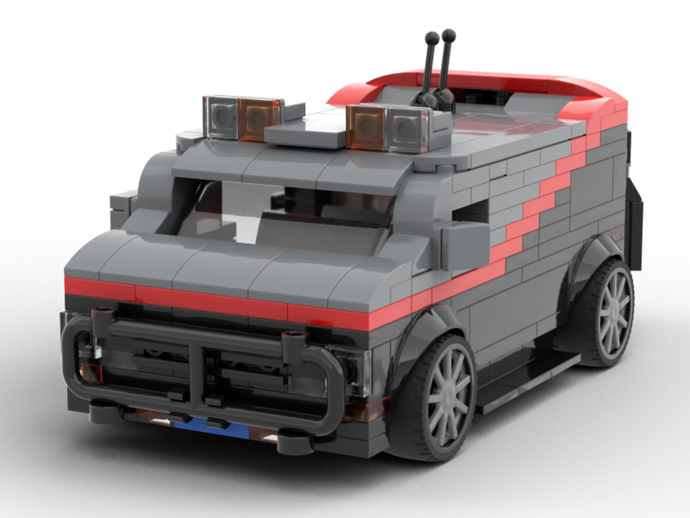 LEGO MOC A-Team Van by KMMA1978 | Rebrickable - Build with LEGO