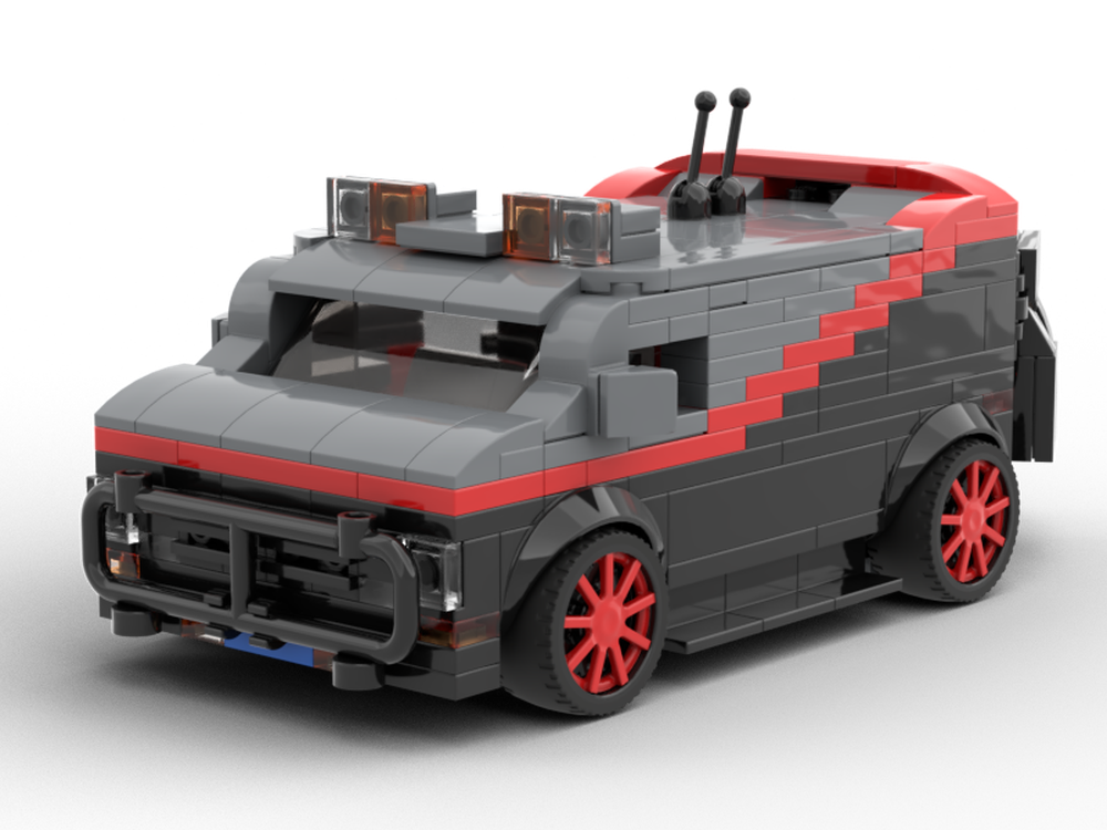 LEGO MOC A-Team Van by KMMA1978 | Rebrickable - Build with LEGO