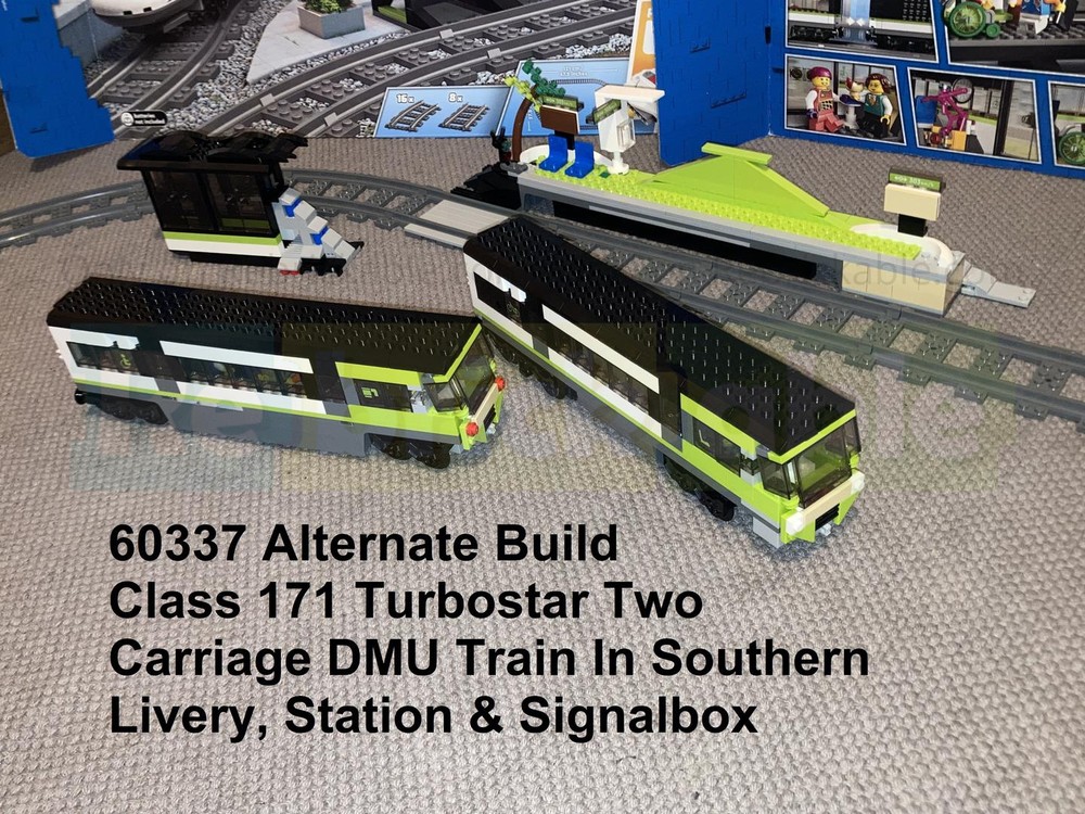 LEGO MOC 60337 Alternate Build - Class 171 Turbostar Two Carriage DMU ...