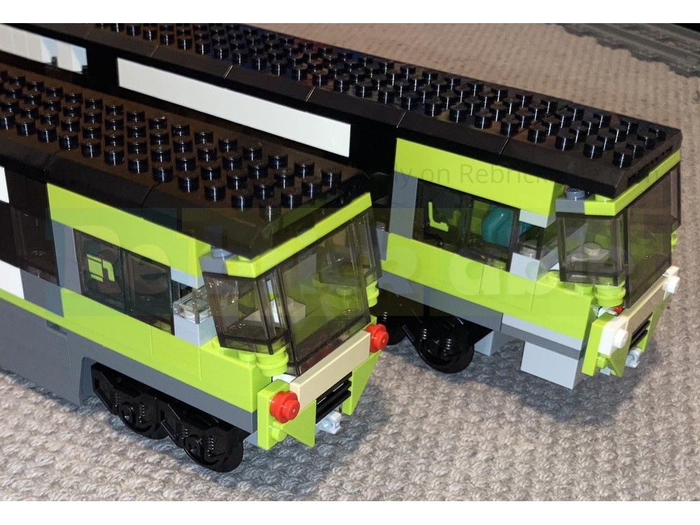 LEGO MOC 60337 Alternate Build - Class 171 Turbostar Two Carriage DMU ...