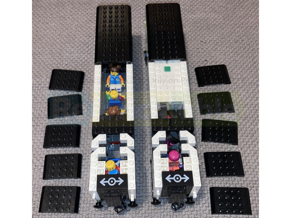 Lego Moc 60337 Alternate Build Class 171 Turbostar Two Carriage Dmu