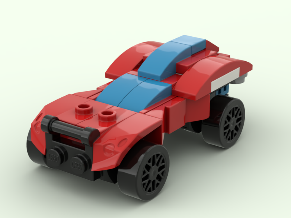 Lego Moc Futuristic Car Mod By Tomko1t Rebrickable Build With Lego