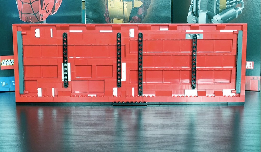 LEGO MOC Marvel Logo - stand version by A_C | Rebrickable - Build with LEGO