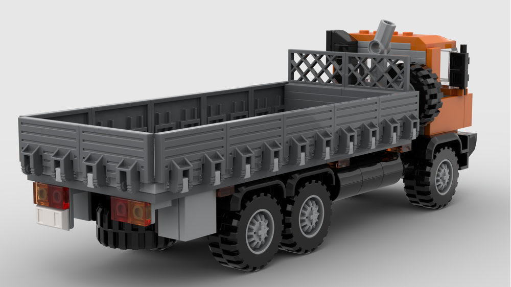 Lego Moc 6x6 Off Road Truckimproved Version By Phigeon Rebrickable