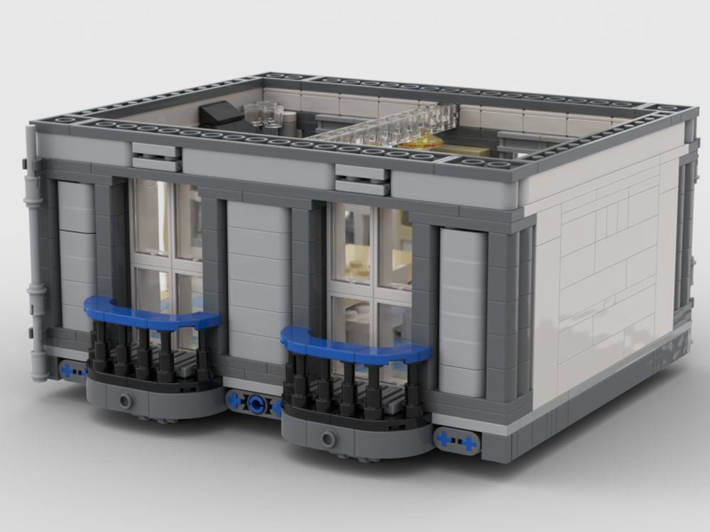 Lego Moc House Module By Cornflake67 Rebrickable Build With Lego