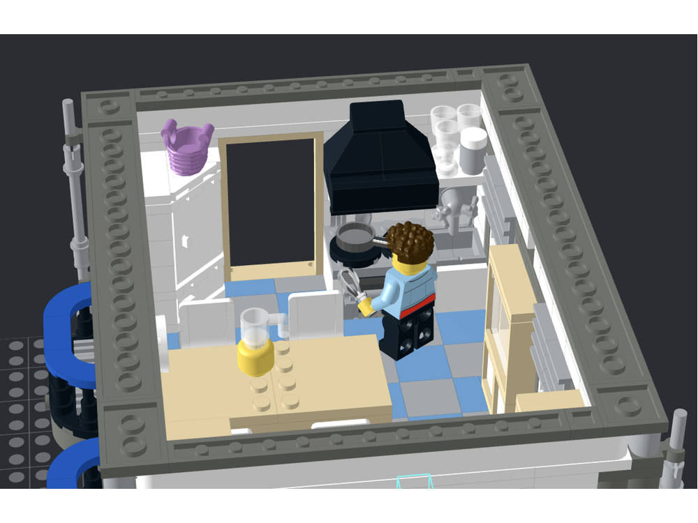 Lego Moc House Module By Cornflake67 Rebrickable Build With Lego