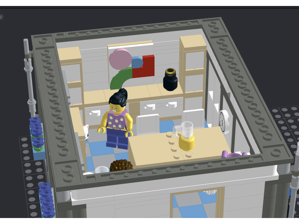Lego Moc House Module By Cornflake67 Rebrickable Build With Lego