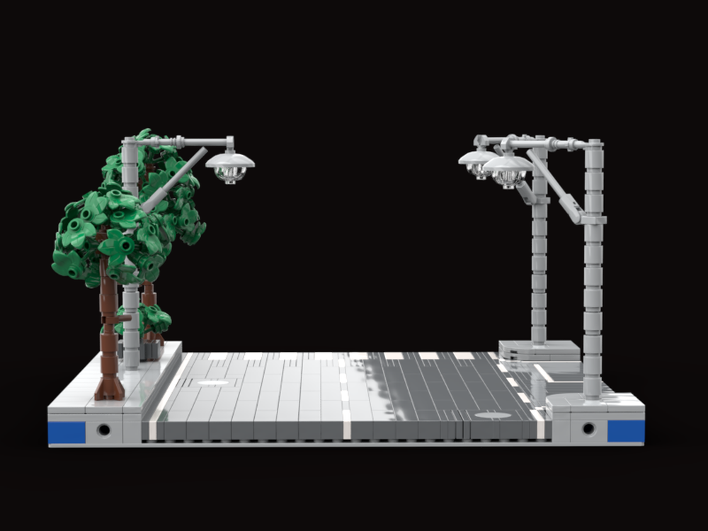 Lego Moc T Intersection Road By Creatorexpert Rebrickable Build
