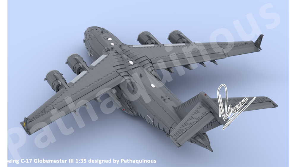 LEGO MOC Boeing C-17 Globemaster III by Pathaquinous | Rebrickable ...