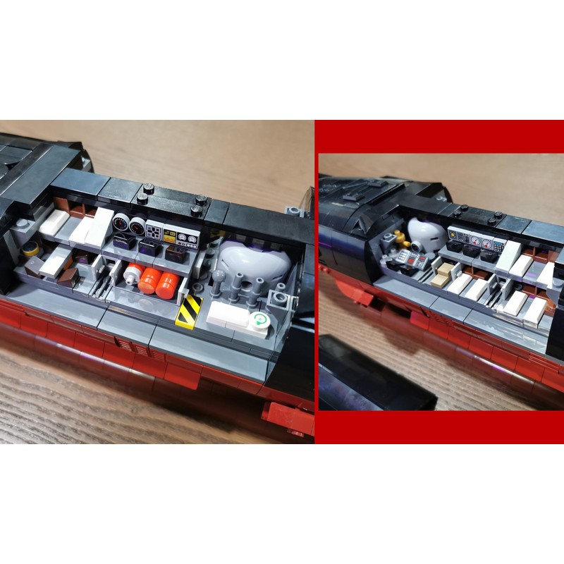 LEGO MOC Typhoon Class Submarine by MrJBuilds | Rebrickable - Build ...