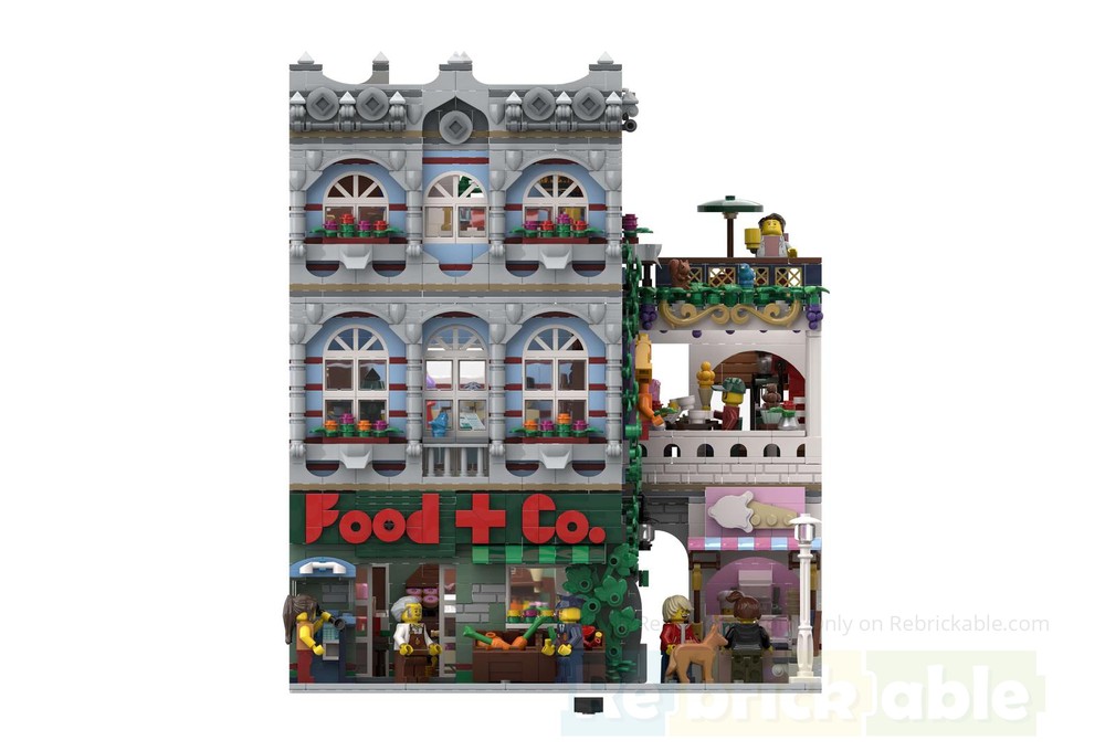 Lego Moc The Modular Grocery Store By Space Pirate Knight Rebrickable
