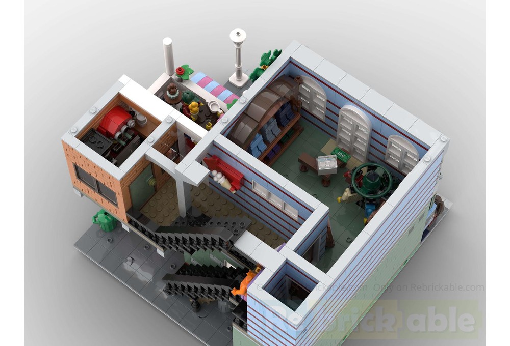 Lego Moc The Modular Grocery Store By Space Pirate Knight Rebrickable