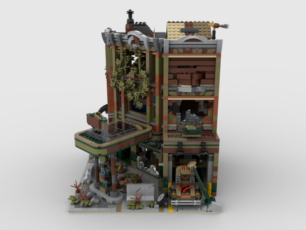 LEGO MOC Lego set 10264 corner garage apocalypse version by ...